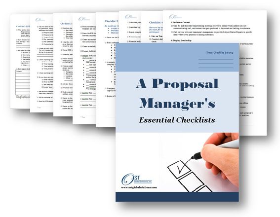 A Proposal Manager’s Essential Checklists | OST Global Solutions, Inc.