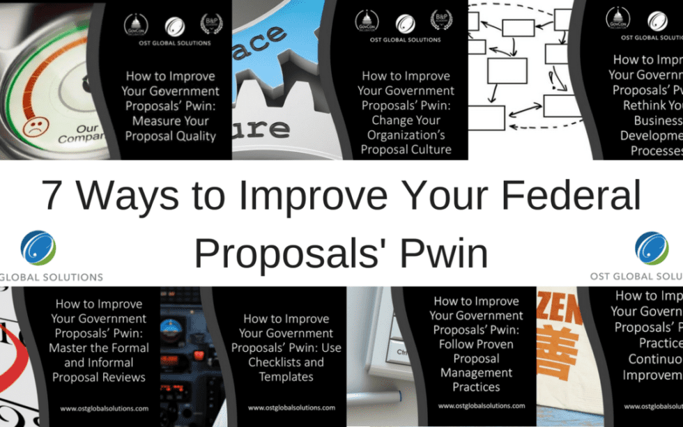 7 Ways to Improve Your Government Proposals’ Pwin | OST Global ...