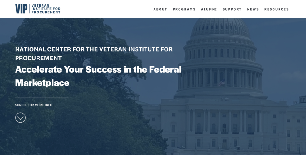 Business Development Workshop at the Veteran Institute for Procurement ...