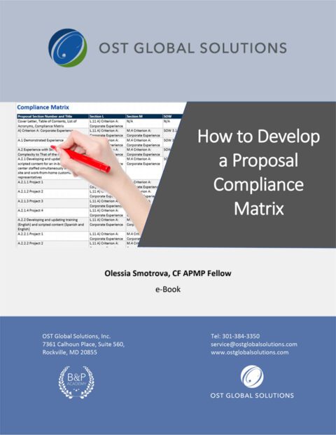 How to Develop a Proposal Compliance Matrix | OST Global Solutions, Inc.